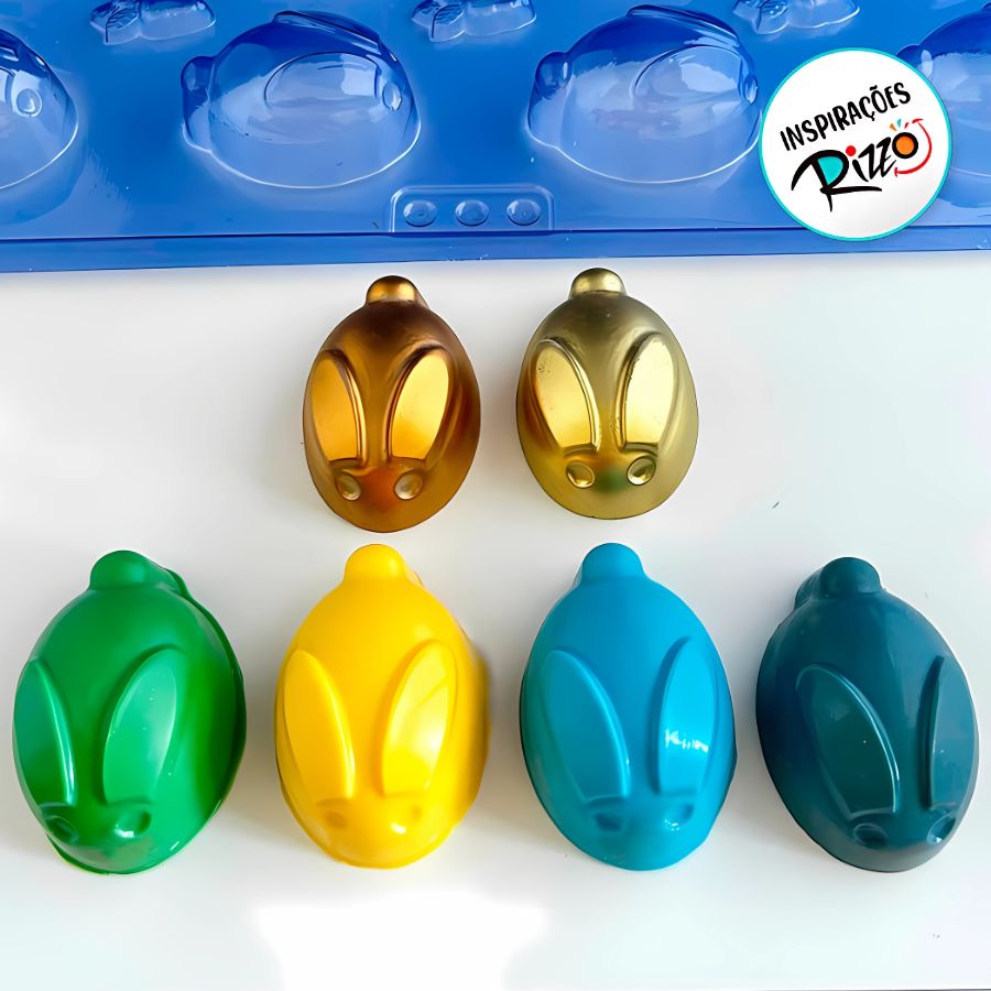 Forma de Acetato Trufa De Coelhinho - Cód. 241201 - 1 unidade - Porto Formas - Rizzo - Rizzo Balões