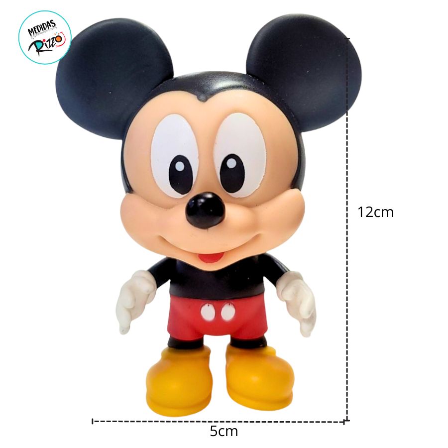 Boneco Articulado Mickey Mouse de Vinil - 12cm - 1 unidade - Disney ...