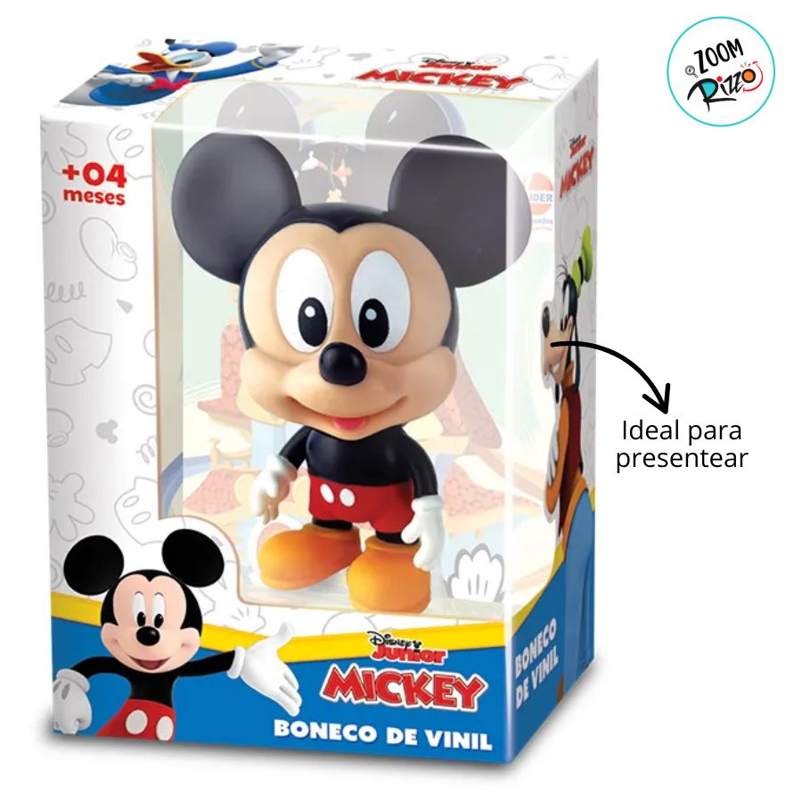 Boneco Articulado Mickey Mouse de Vinil - 12cm - 1 unidade - Disney ...