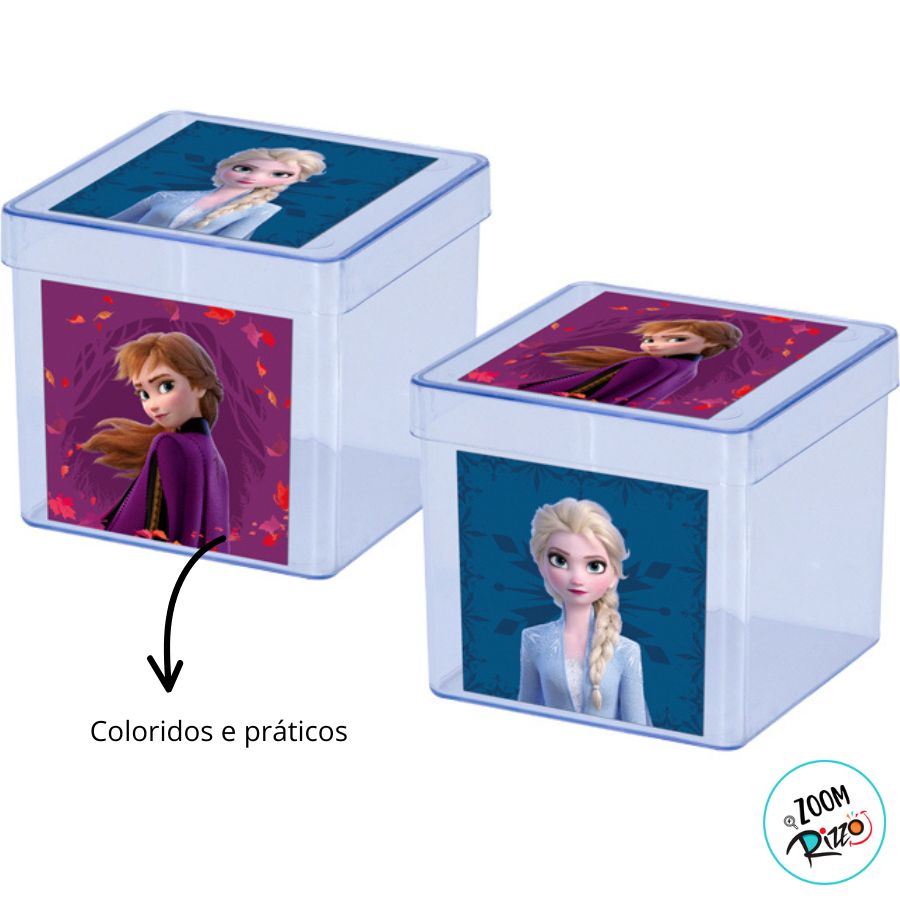 Adesivo Quadrado - Frozen - 24 unidades - Disney Original - Rizzo ...
