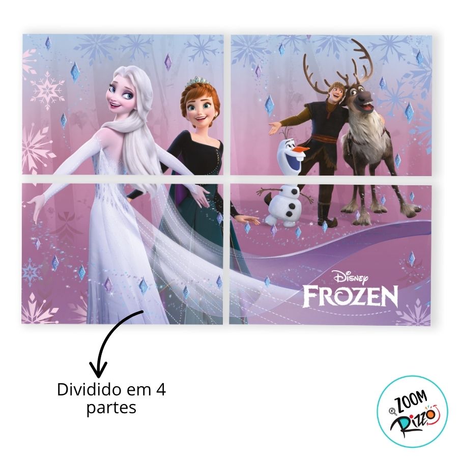 Painel Decorativo - Frozen - 1 unidade - Disney Original - Rizzo ...