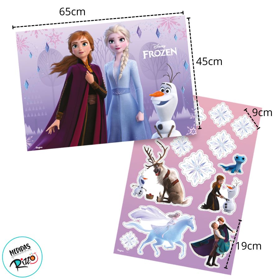 Kit Decorativo - Frozen - 1 unidade - Disney Original - Rizzo - Rizzo ...