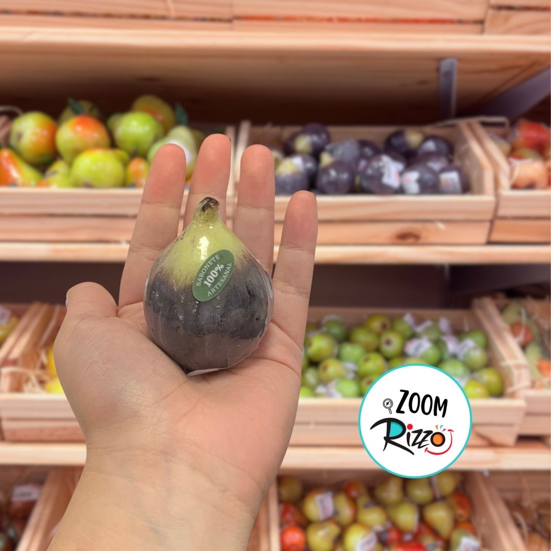 Sabonete Artesanal com Cheiro e Formato de Figo - 5cm - 1 unidade ...