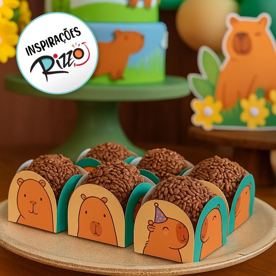 Porta Forminha - Capivara - 3,5x3,5cm - 50 unidades - Regina - Rizzo ...