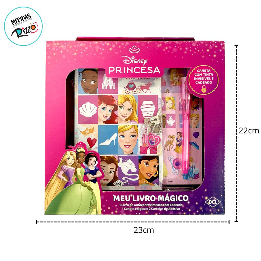 Kit Meu Livro Mágico - Princesas - 1 unidade - Disney Original - Rizzo ...