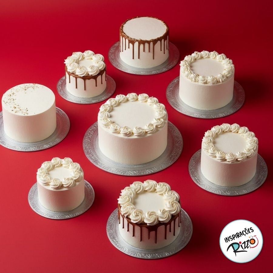 Base para Bolo Cake Board Redondo - Prata - 32cm - 1 unidade - Regina ...