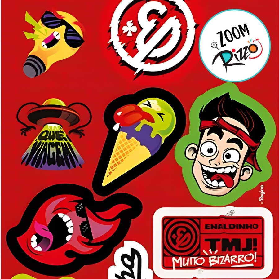 Adesivo Decorativo - Enaldinho - 6x5,5cm - 15 unidades - Regina - Rizzo ...