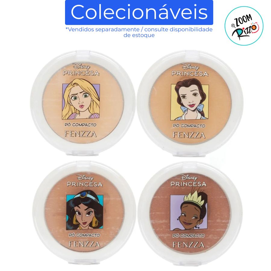 Pó Compacto - Rapunzel - Princesas - 10g - 1 unidade - Disney Original ...