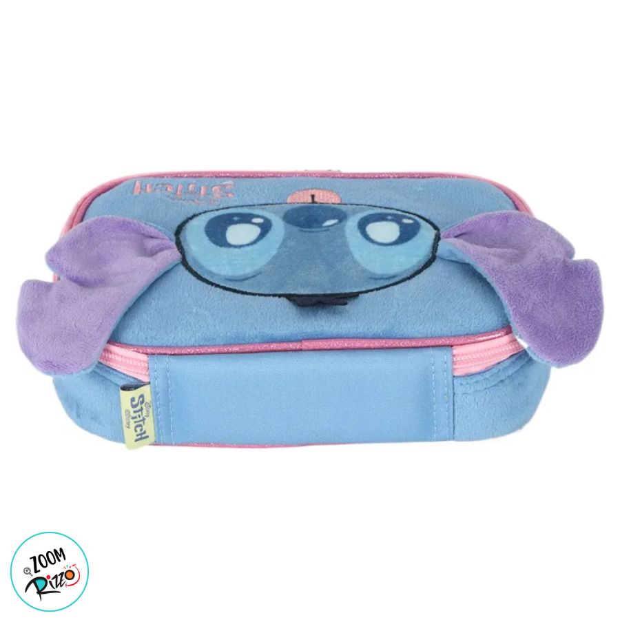 Estojo Box com Zíper - Stitch Peluciado - 21x17cm - Disney Original - 1 ...