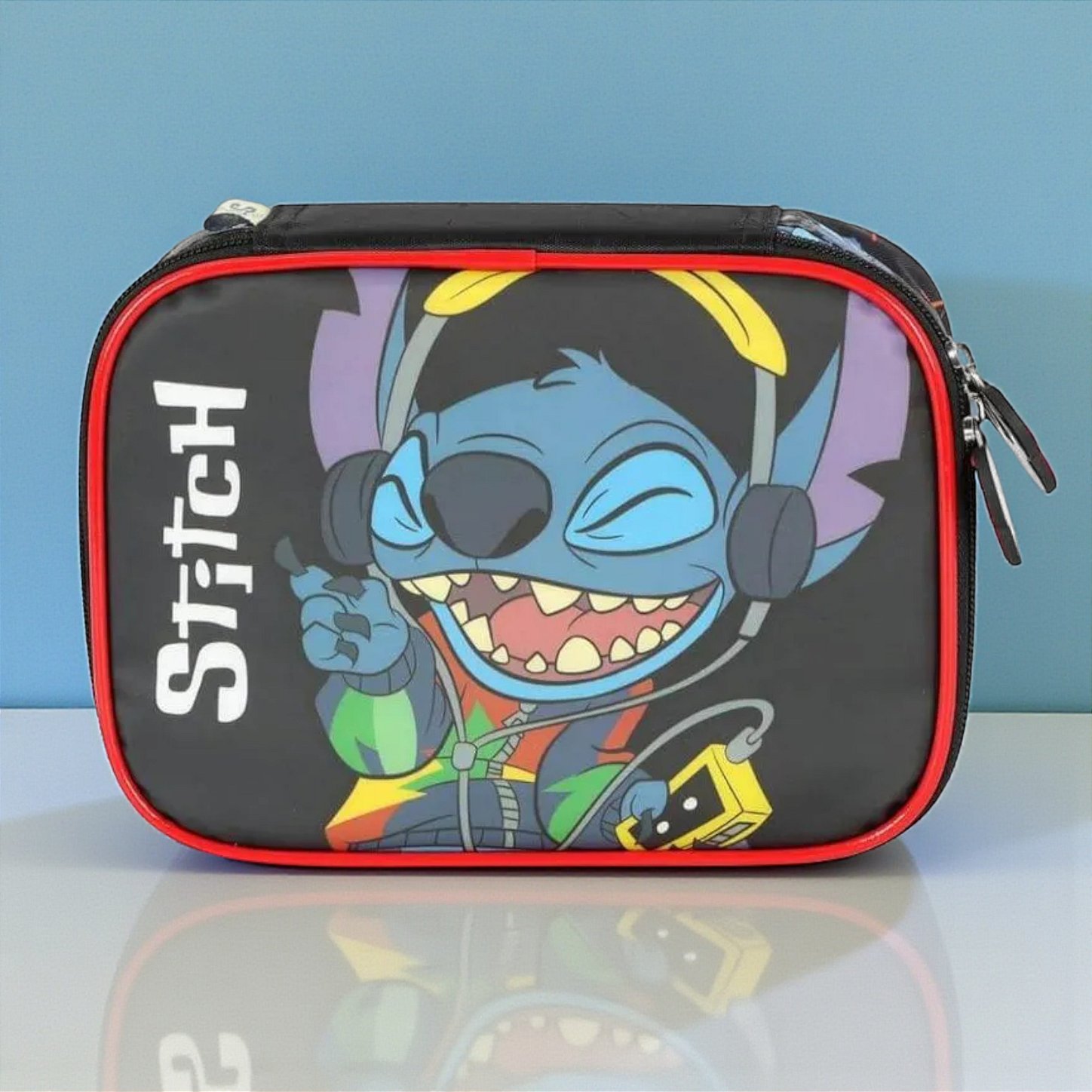 Estojo Box com Zíper - Stitch Music - 21x17cm - Disney Original - 1 ...
