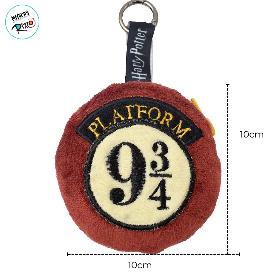 Chaveiro Mini Fluffy - Plataforma 9¾ - Harry Potter - 10cm - 1 unidade ...