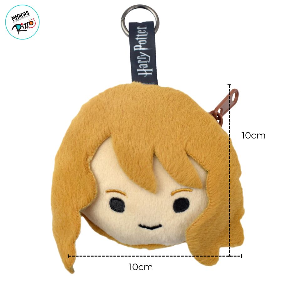 Chaveiro Mini Fluffy - Hermione - Harry Potter - 10cm - 1 unidade ...