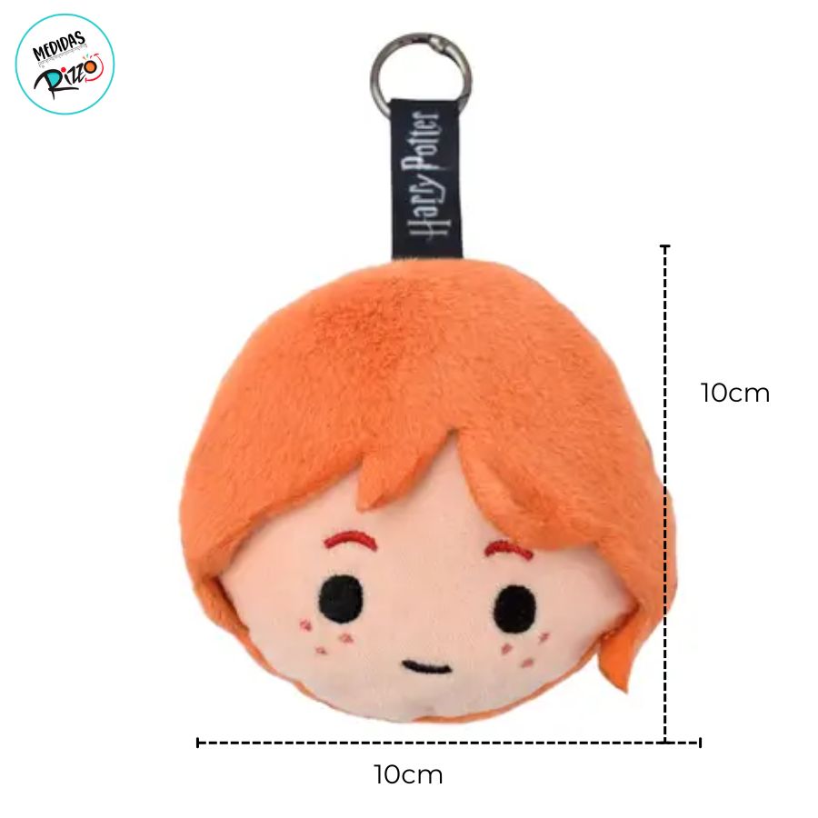 Chaveiro Mini Fluffy - Ron Weasley - Harry Potter - 10cm - 1 unidade ...