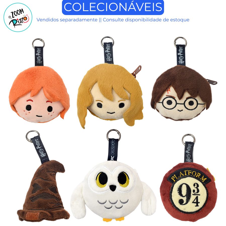 Chaveiro Mini Fluffy - Ron Weasley - Harry Potter - 10cm - 1 unidade ...