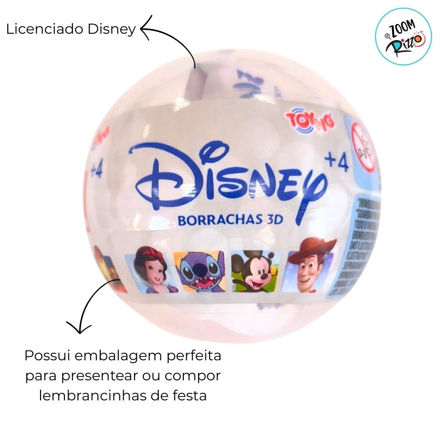 Borracha Escolar 3D - Homem Aranha - Disney Original - 1 unidade ...