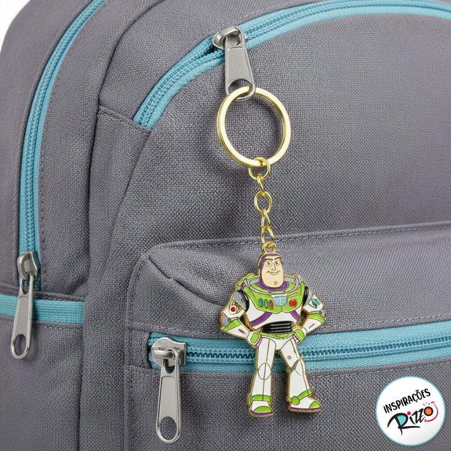 Chaveiro Metal - Buzz Lightyear - Toy Story - 5,5cm - Disney Original ...
