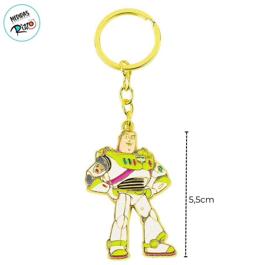 Chaveiro Metal - Buzz Lightyear - Toy Story - 5,5cm - Disney Original ...