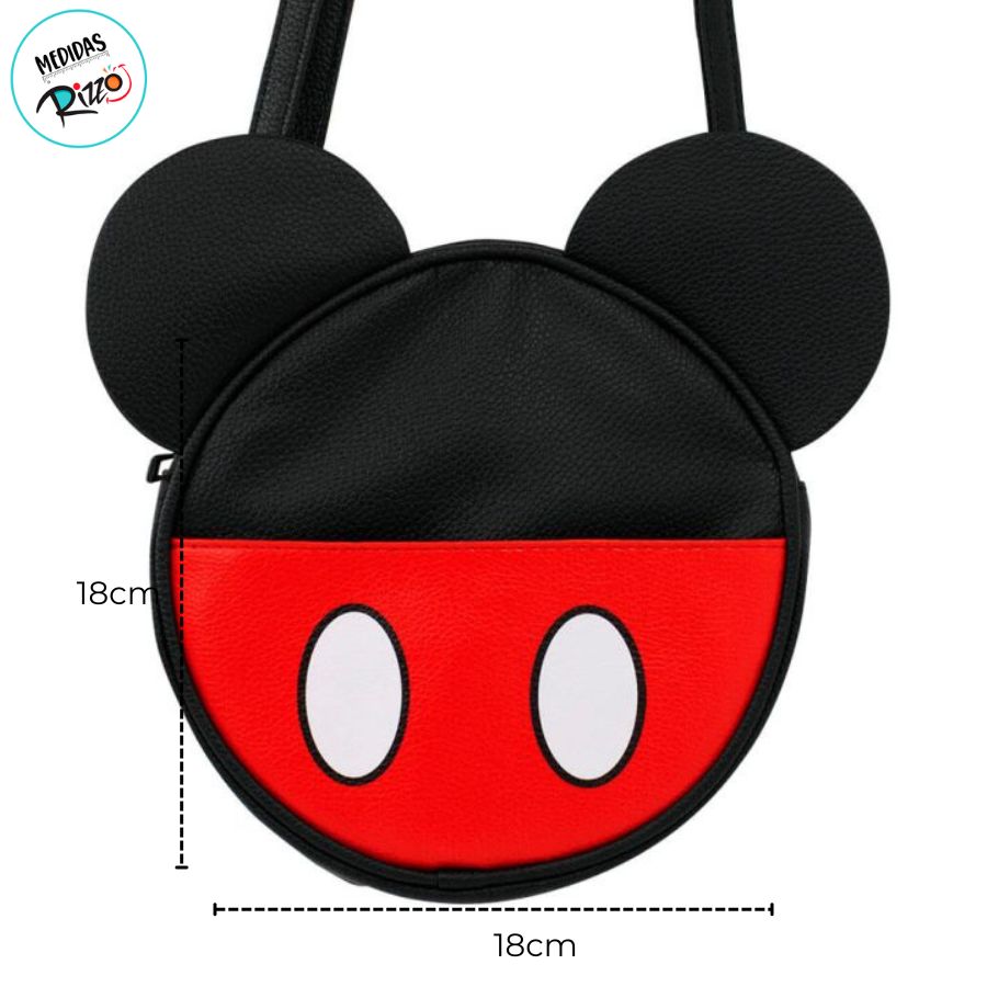 Bolsa Transversal - Mickey Mouse Clássico - 22x18cm - Disney Original ...