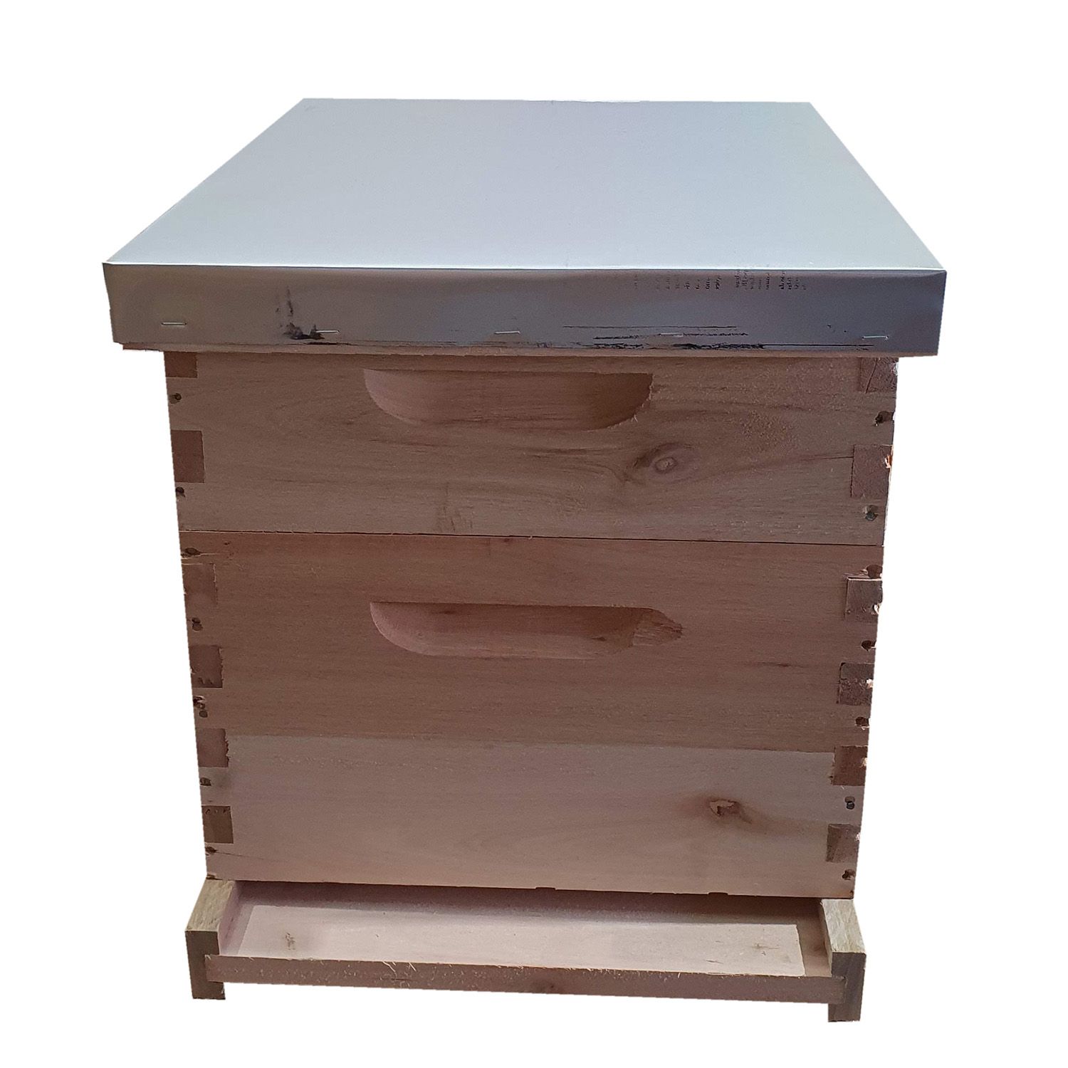 Colmeia Padrão Langstroth Com 01 Ninho e 01 Melgueira Cobertura de ...