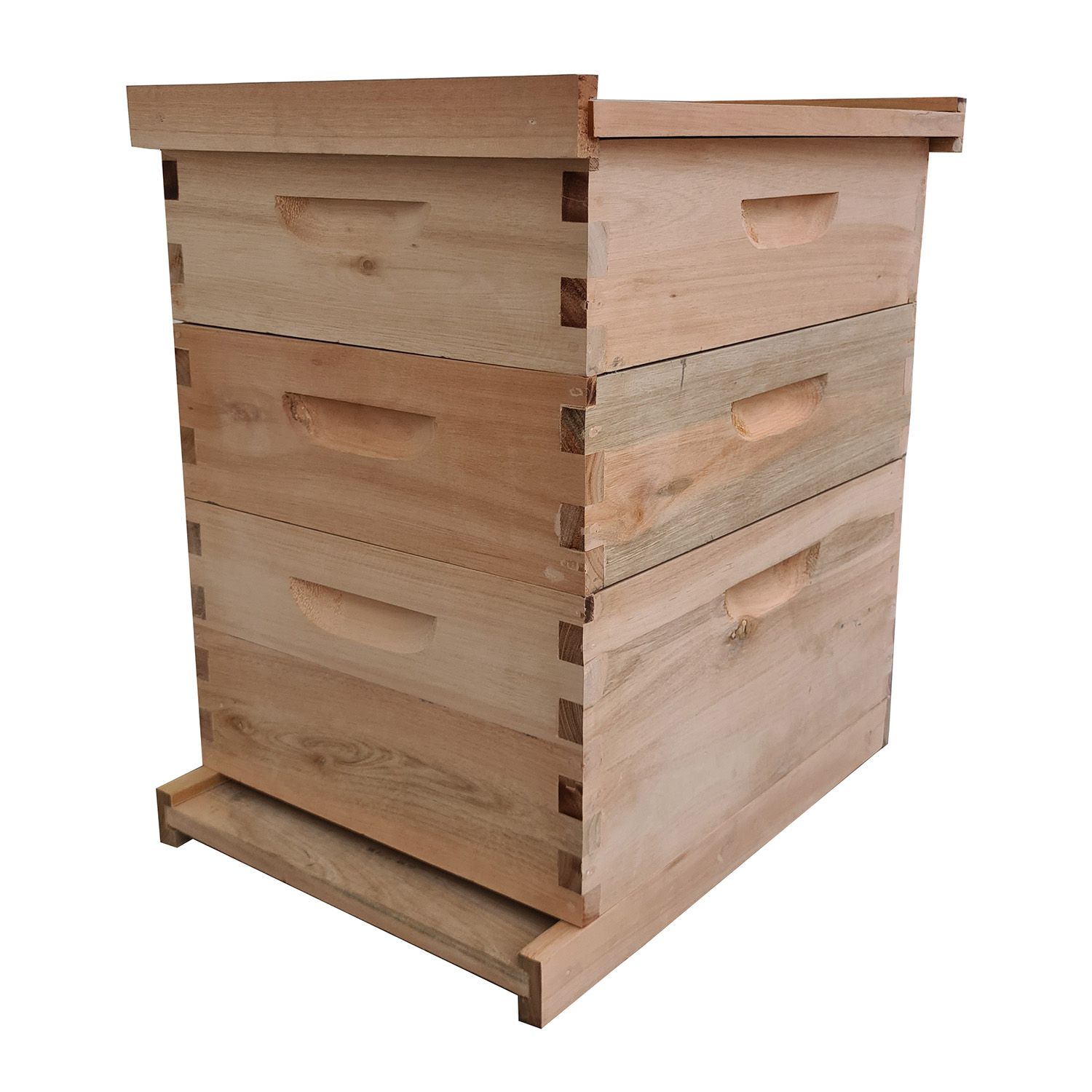 Colmeia Padrão Langstroth Com 01 Ninho e 02 Melgueiras Cobertura de ...