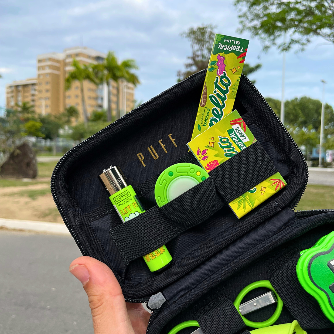 Kit PUFF LIFE - Galactic Green - Cultura 420 Tabacaria e Headshop