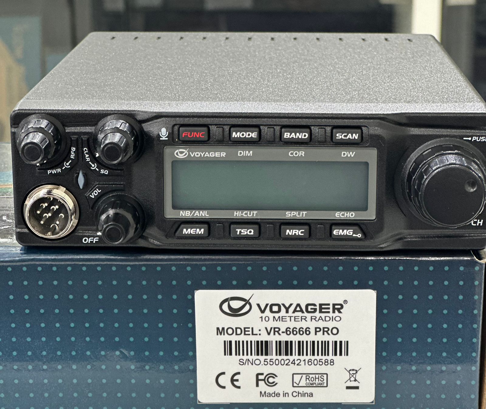 Radio PX Voyager VR 6666 PRO 80 Wats Homologado (Sob encomenda ...