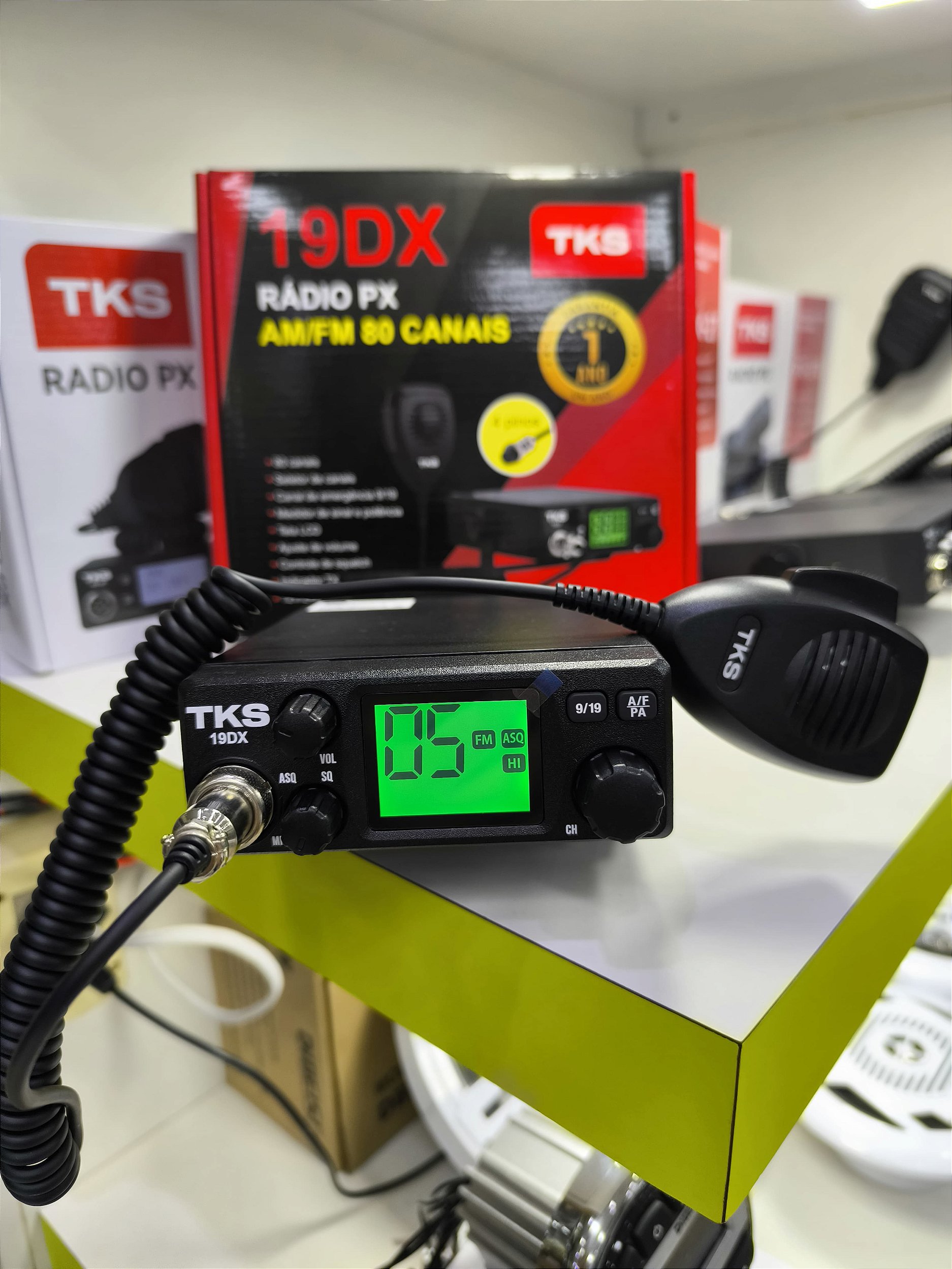 Radio PX 19 DX marca TKS 80 Canais Homologado pela Anatel - Ramon otero