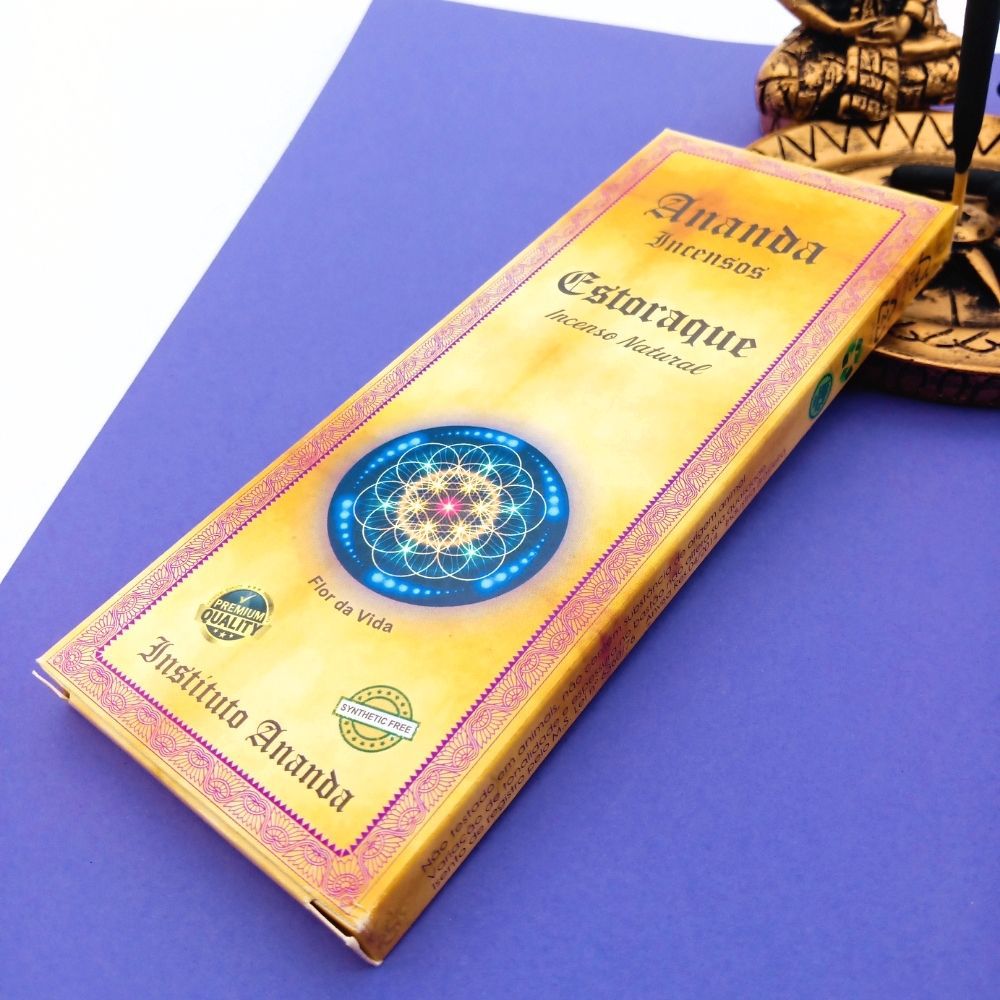 Incenso Ananda Estoraque - Eu Esotérico - Loja Esotérica das Boas Energias