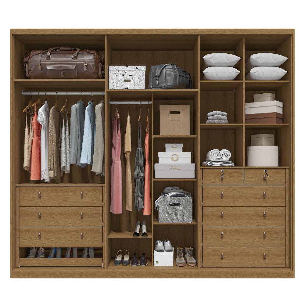 Guarda Roupa Casal 6 Portas 2.76m Rimo Enseada - Loja Rimo - Móveis de ...