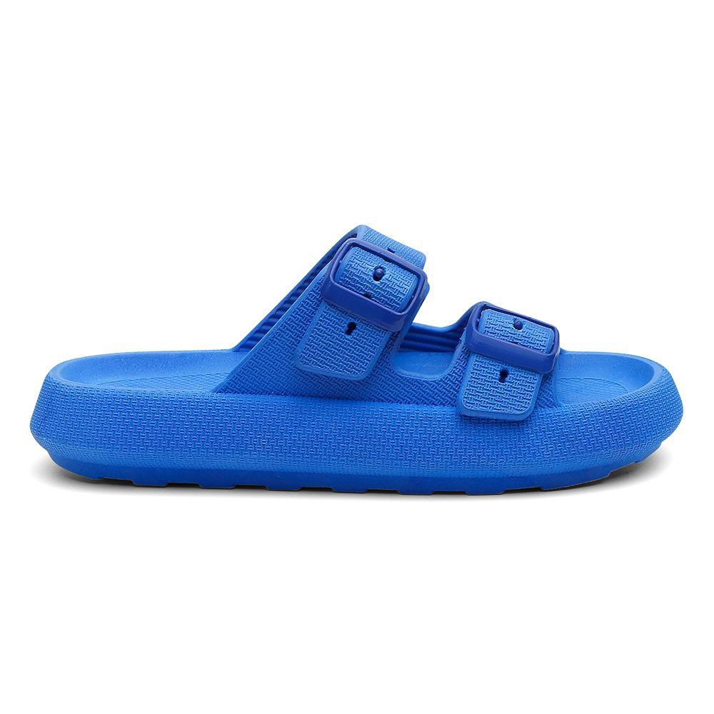 Sandália Birken Nuvem Slide Tira Dupla Fivela - Valentina K