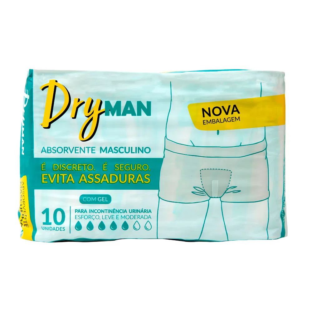 ABSORVENTE MASCULINO DRYMAN - VIX Hospitalar