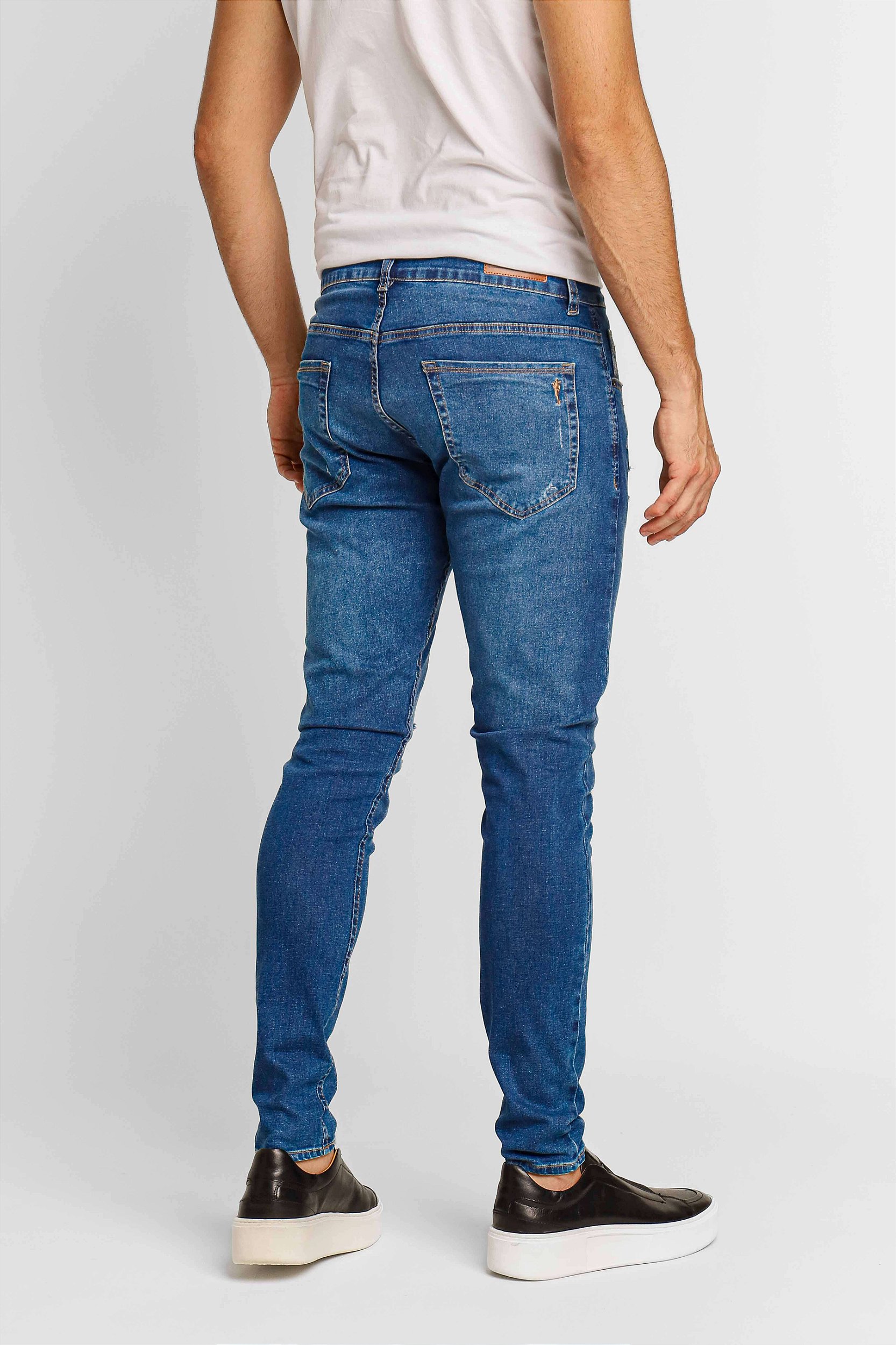 Calça Zip Off Jeans Super Skinny Sky Bleach 00360 - HENRI STORE MULTIMARCAS