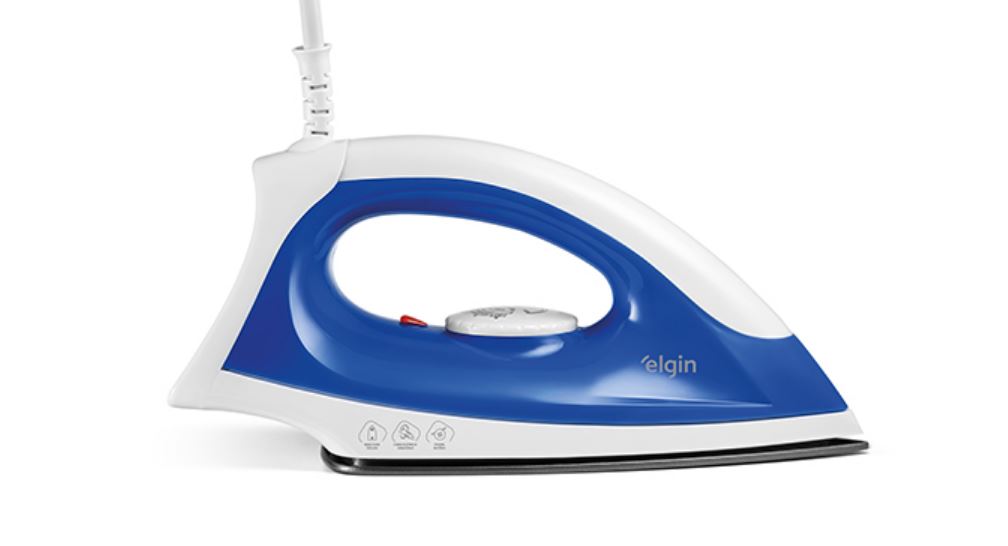 Ferro de Passar Seco IRON FORCE PLUS 1200W Azul/ Branco - ELGIN ...
