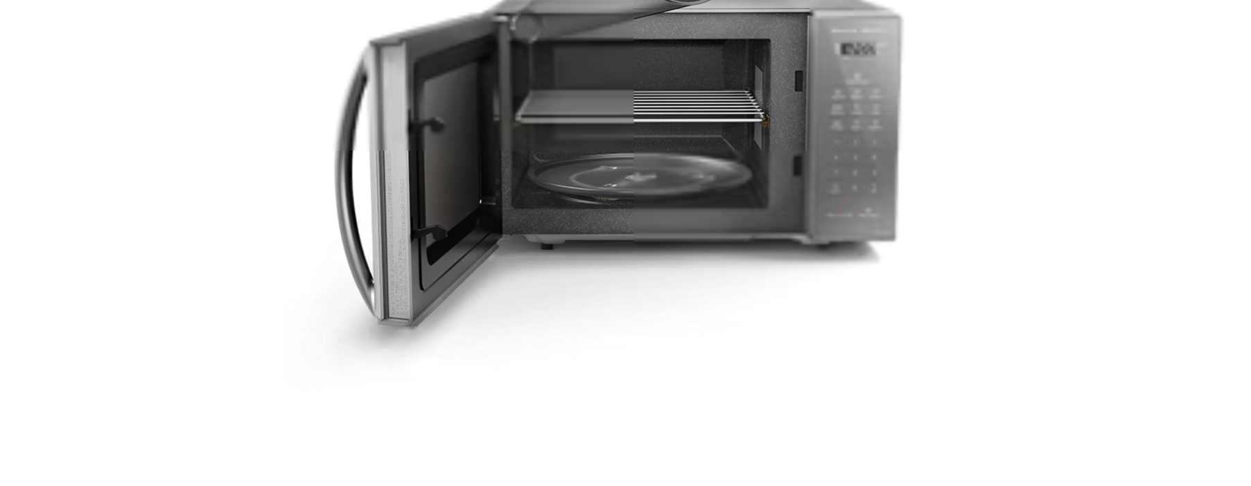 Forno Micro-ondas 27L NNST55LMRUK Prata - PANASONIC - ATACADÃO DOS ELETROS