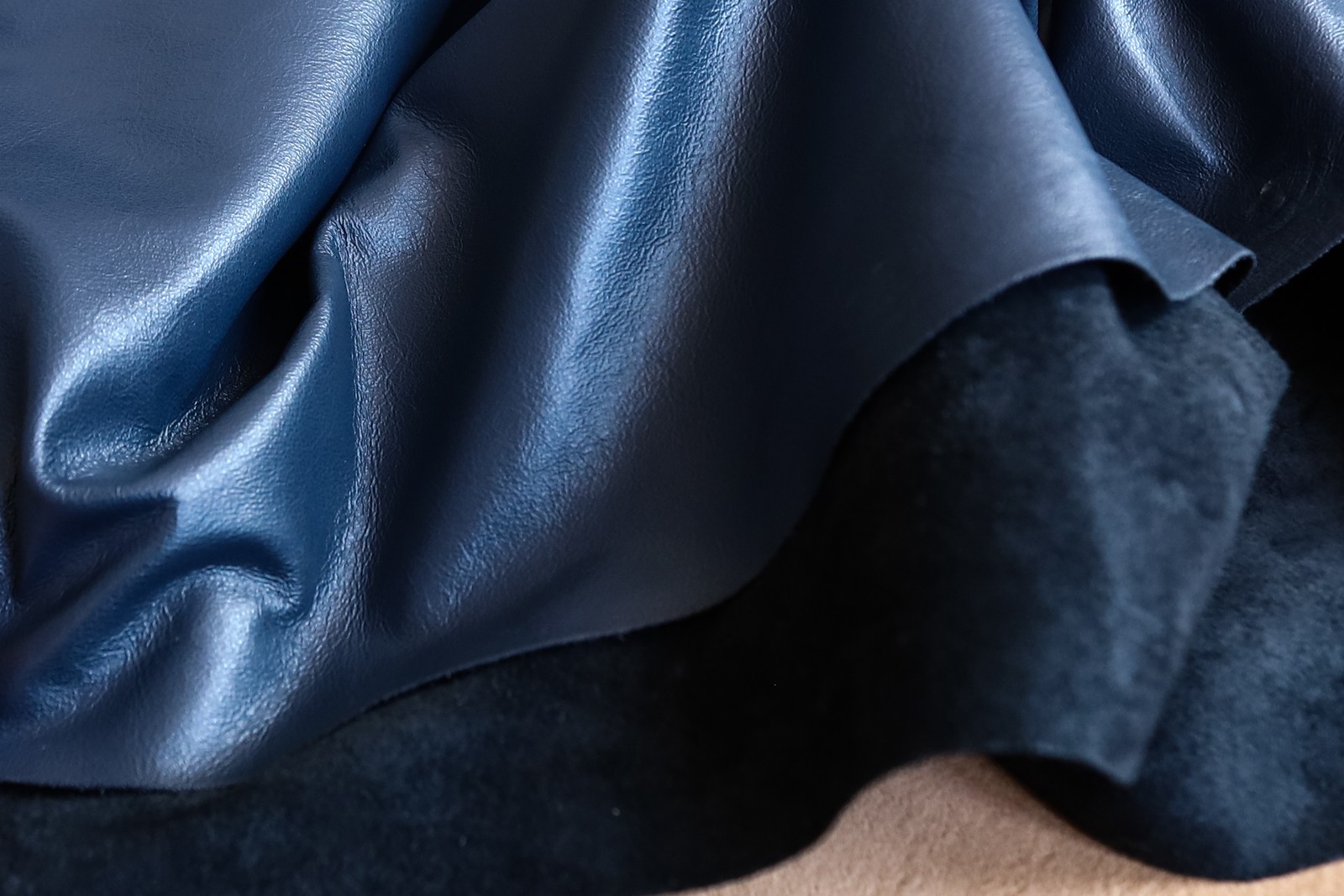 Couro Vestuário - Cor: Navy Blue - 0.5/0.7 mm - MSul Couros