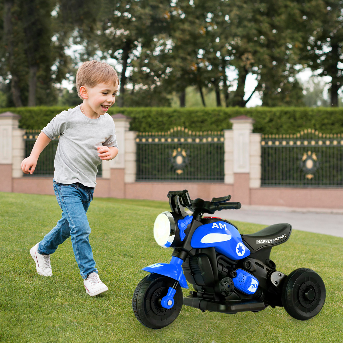 Moto Elétrica Infantil 6v Primeira Moto Cor Azul Bang Toys - USA Magazine