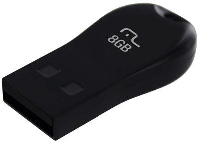Mini pendrive 8GB Multilaser - PD770 - CodelStore Black V1