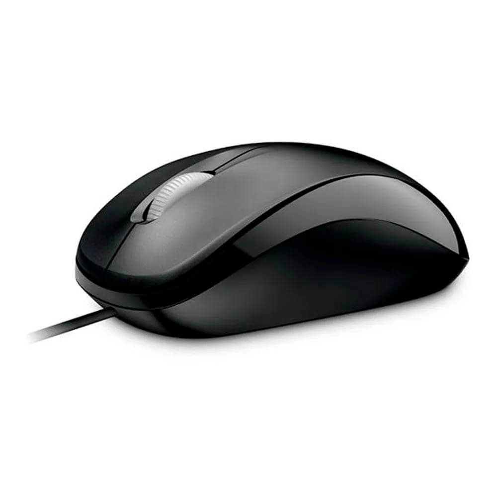 Mouse Com Fio Compact Usb Preto Microsoft - U8100010 - CodelStore Black V1
