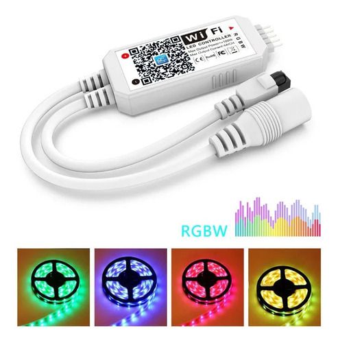 Central Controlador Led Wi Fi Rgb Android Ios C/ Controle - MB UTILIDADES