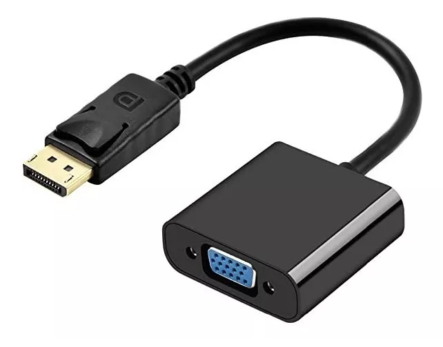 Cabo Adaptador Conversor Displayport X Vga Banhado A Ouro - MB UTILIDADES