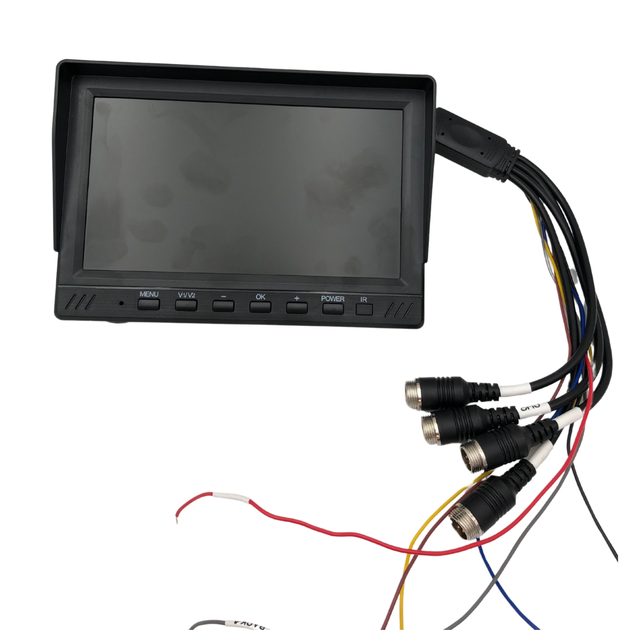 Kit Monitoramento Monitor 7 Polegadas + 4 Câmeras Ahd 12-24v Adicionar ...