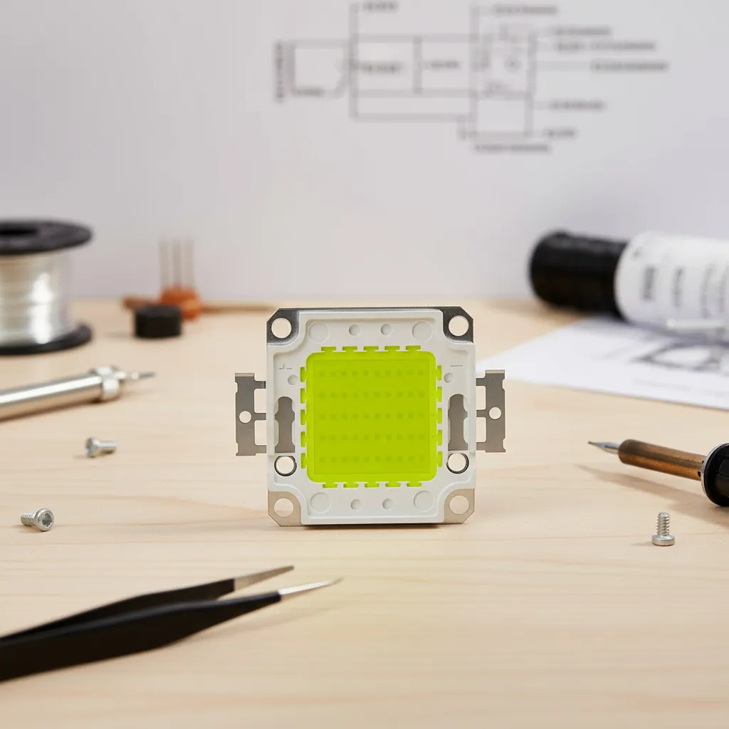 Chip Led Verde 50w Reposição De Refletor 50w 100w 150w 200w - MB UTILIDADES
