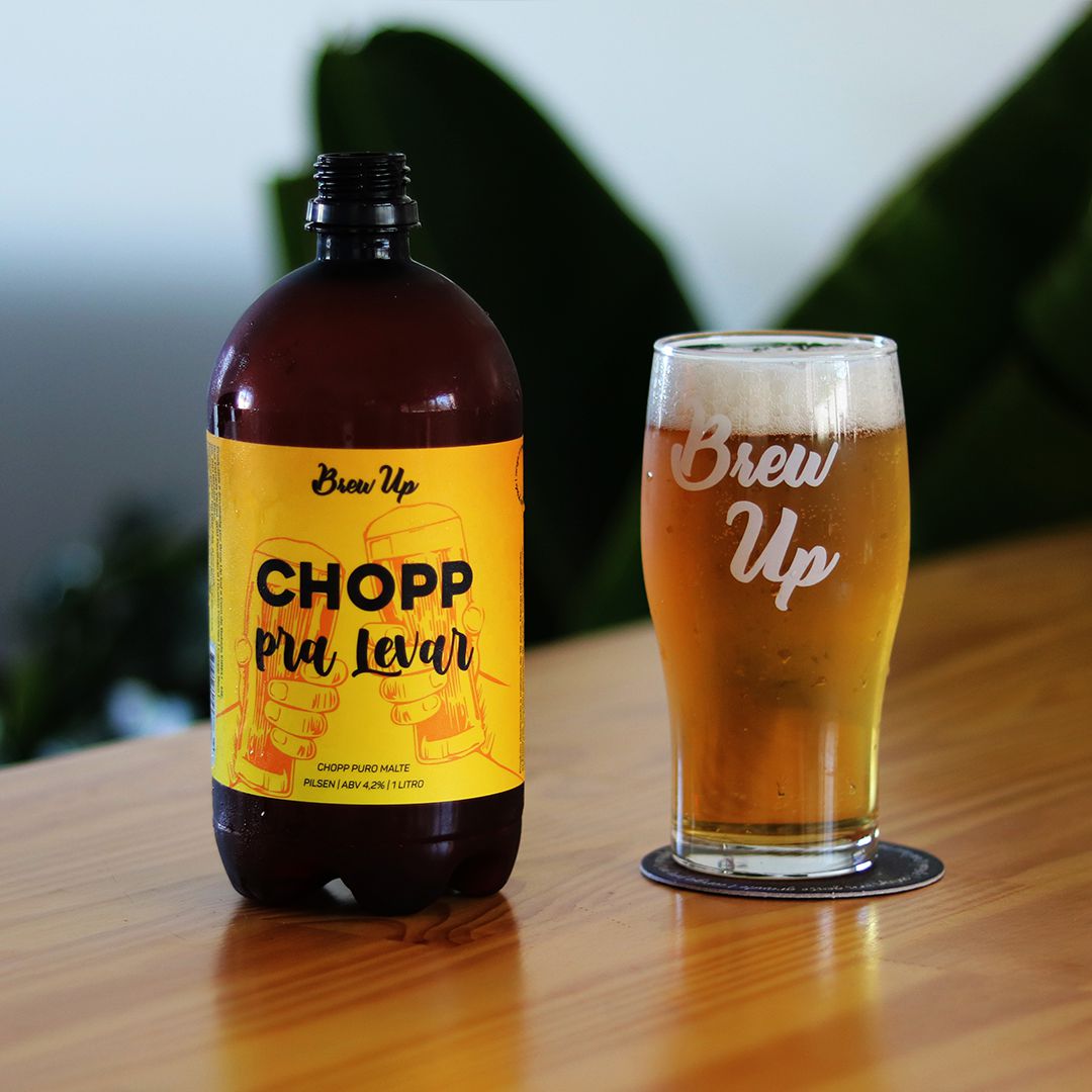 Chopp Para Levar | Pilsen 1 Litro Pet - Brew Up