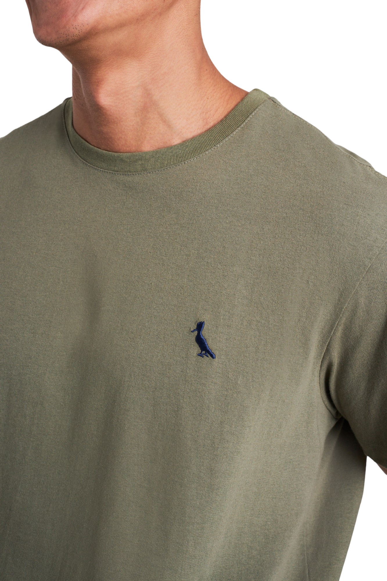 Camiseta Reserva Masculina Básica Verde militar - Gareth