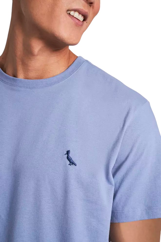 Camiseta Reserva Masculina Básica Azul claro - Gareth