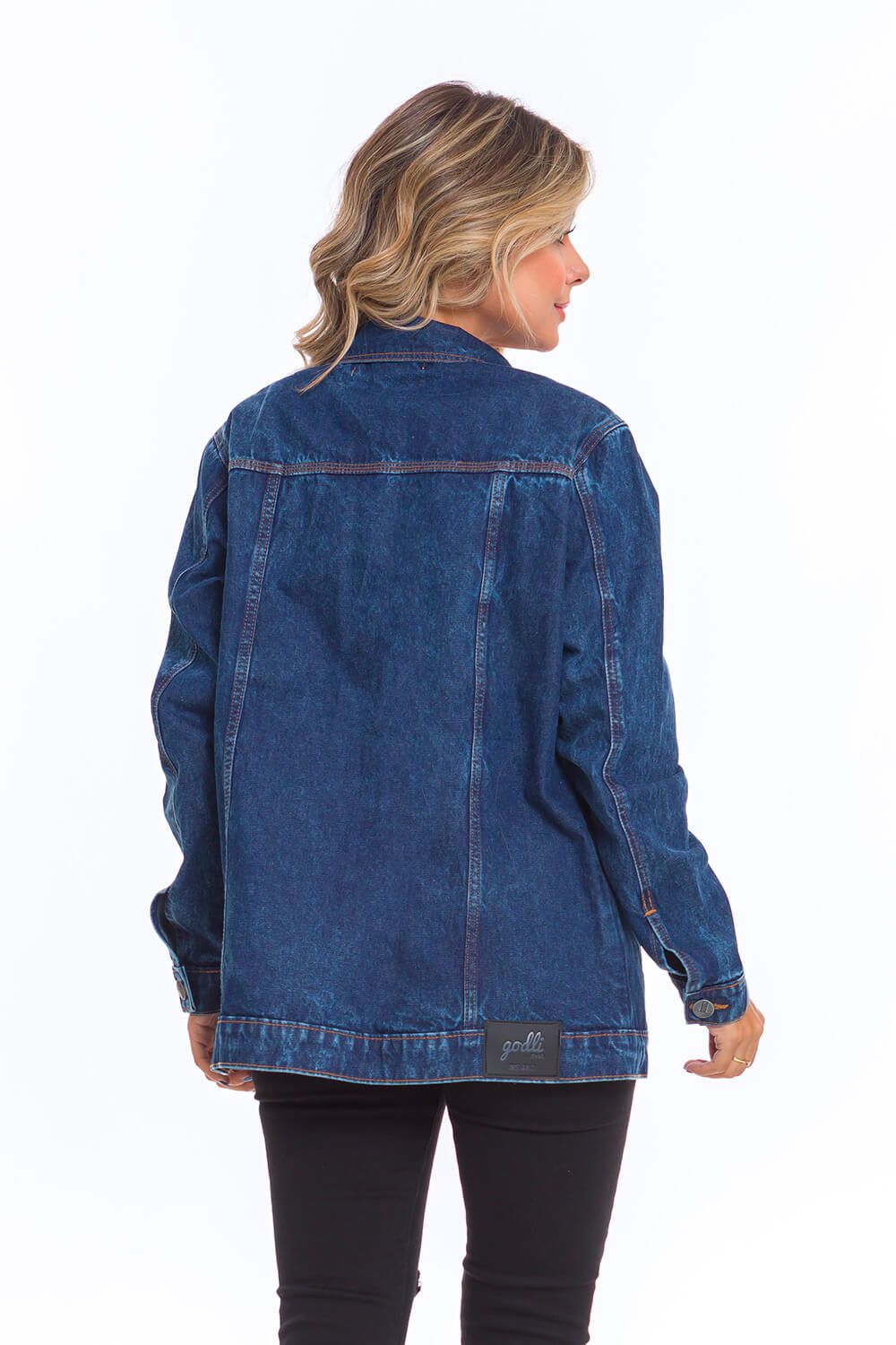Jaqueta Feminina Jeans Bolso Embutido | Godli - Godli Jeans | Home