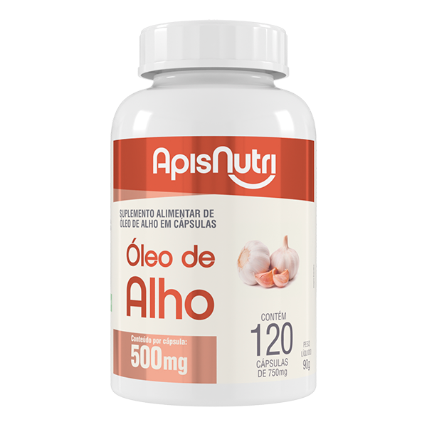 Óleo de Alho 500mg 120 Cápsulas | ApisNutri - Empório Aruna