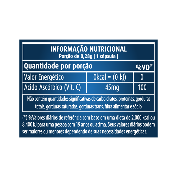 Vitamina C 280mg 60 Cáps - ApisNutri - Empório Aruna