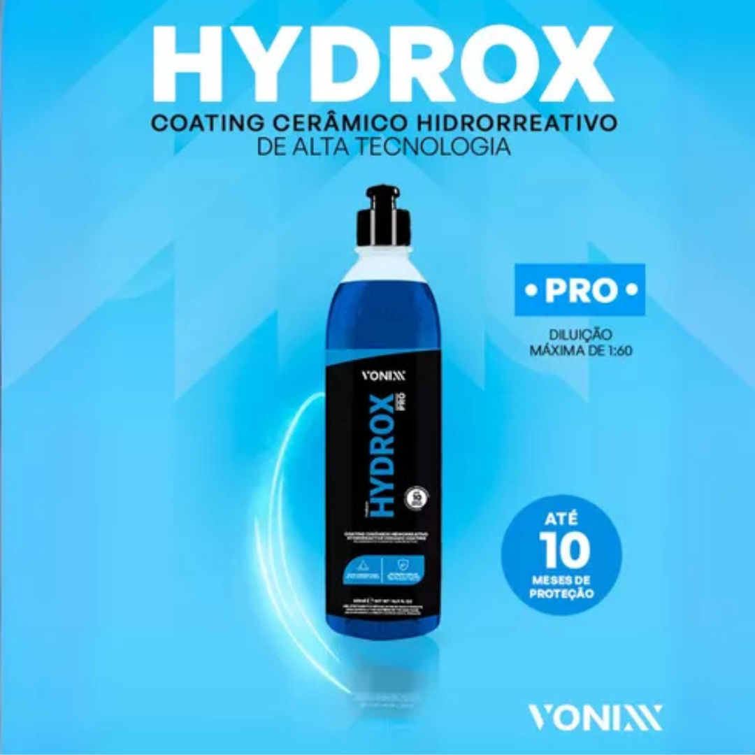 Hydrox Pro Coating Cerâmico Hidrorreativo 500ml - Vonixx - JK AUTO SHOP