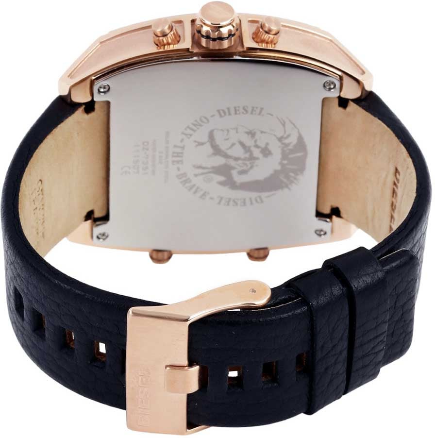 Relógio Diesel Masculino Analógico Preto e Gold Rose DZ73512PN - Moment ...